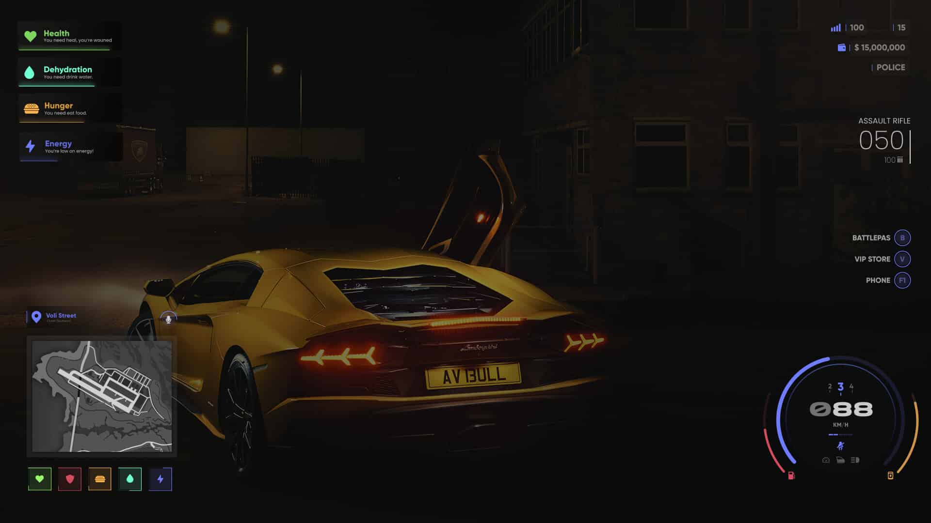 FiveM Hud FREE V2 - FiveM Tebex