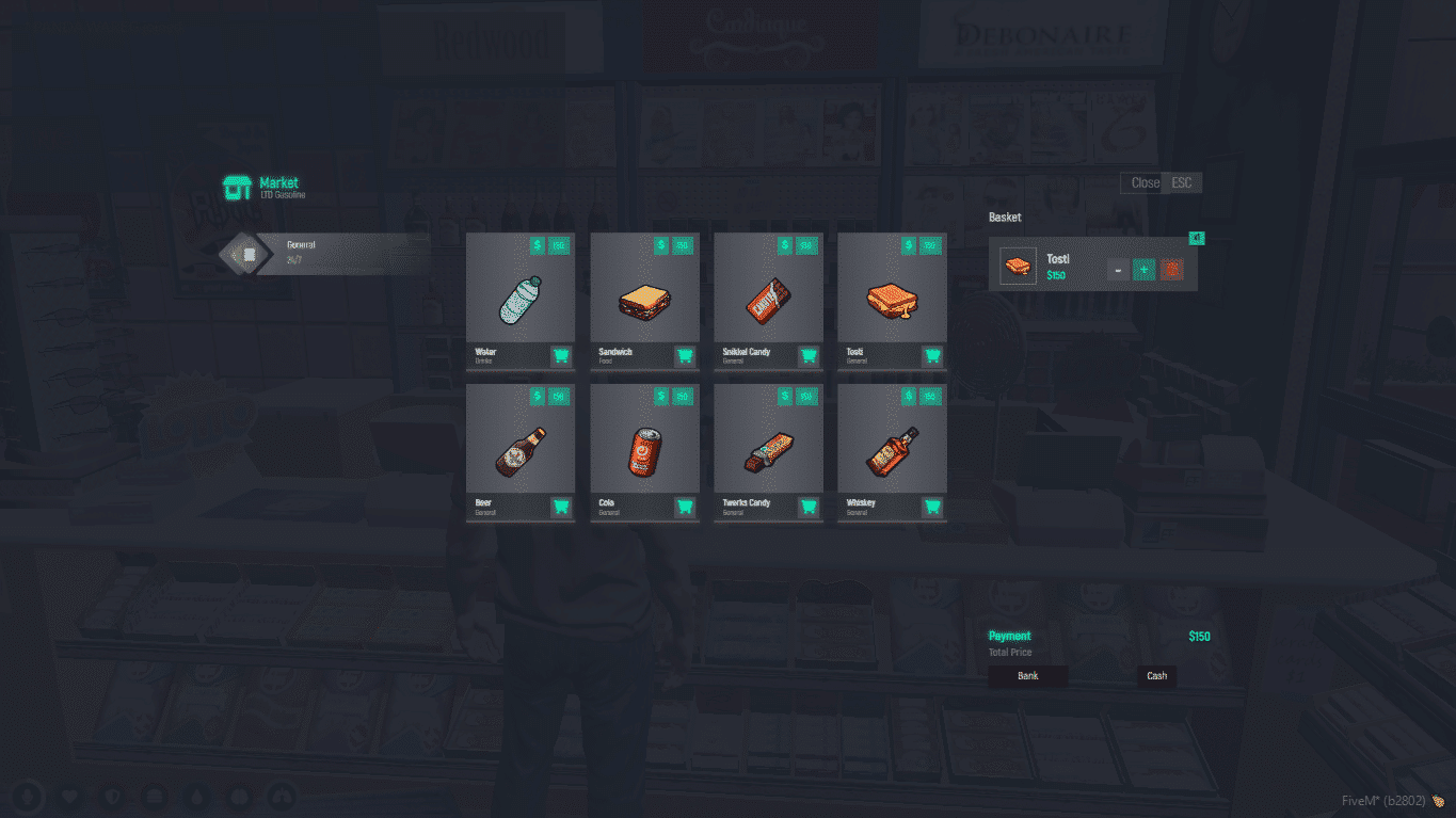 NoPixel 4.0 Shop System - FiveM Tebex