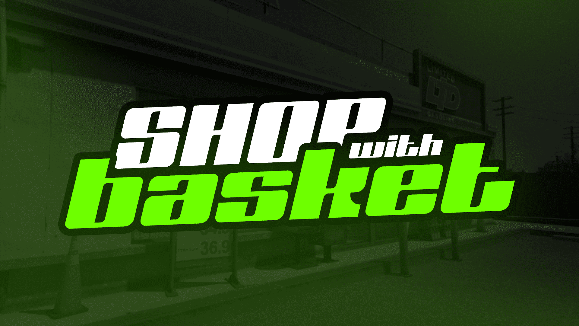Shop with basket - FiveM Tebex