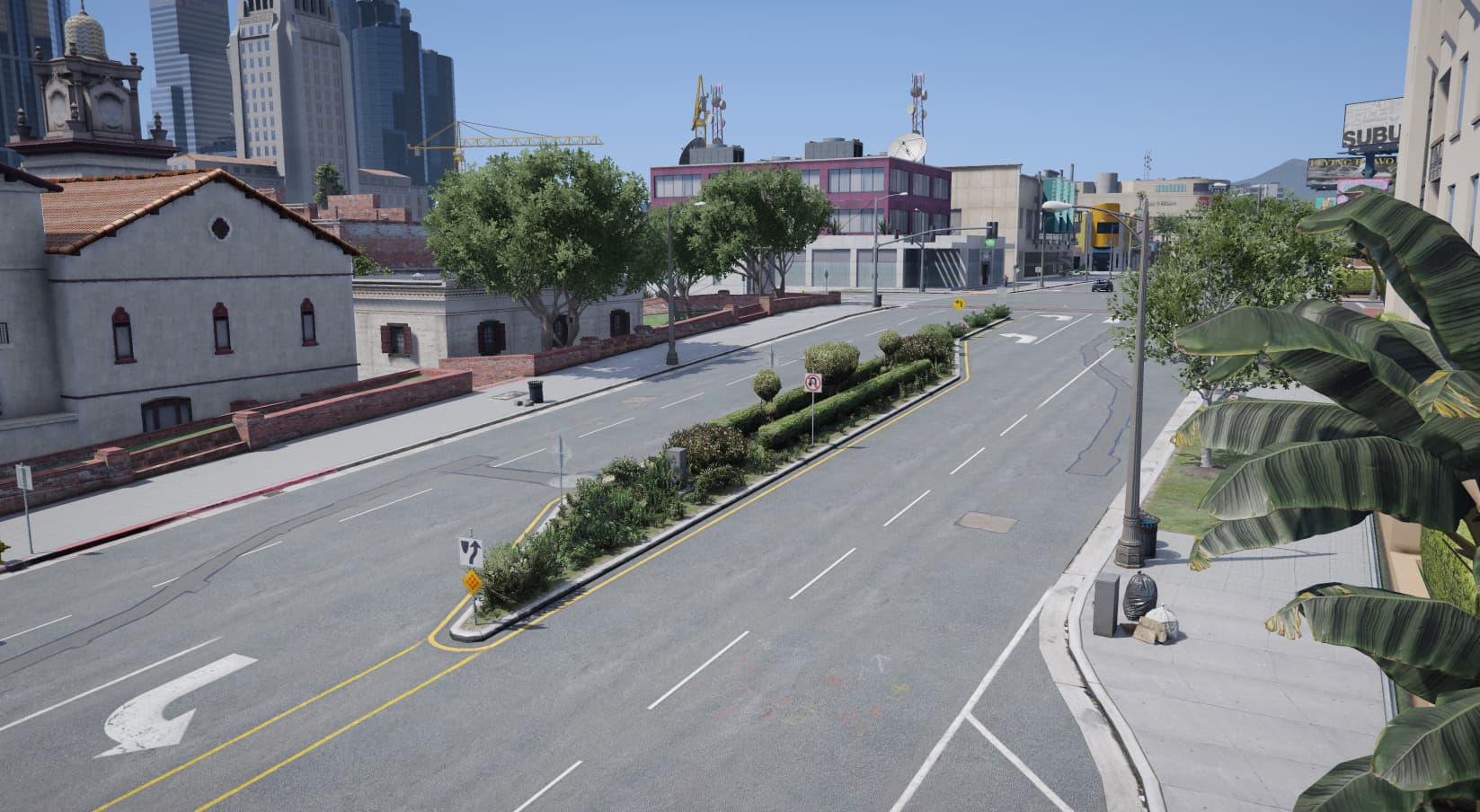 Road Vegetation around Map - FiveM Tebex