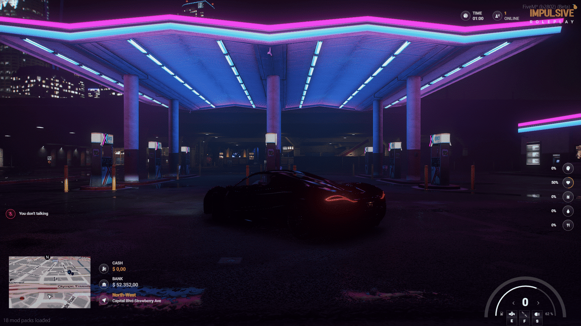 [ESX] FiveM Hud v3 Premium HUD Script - FiveM Tebex