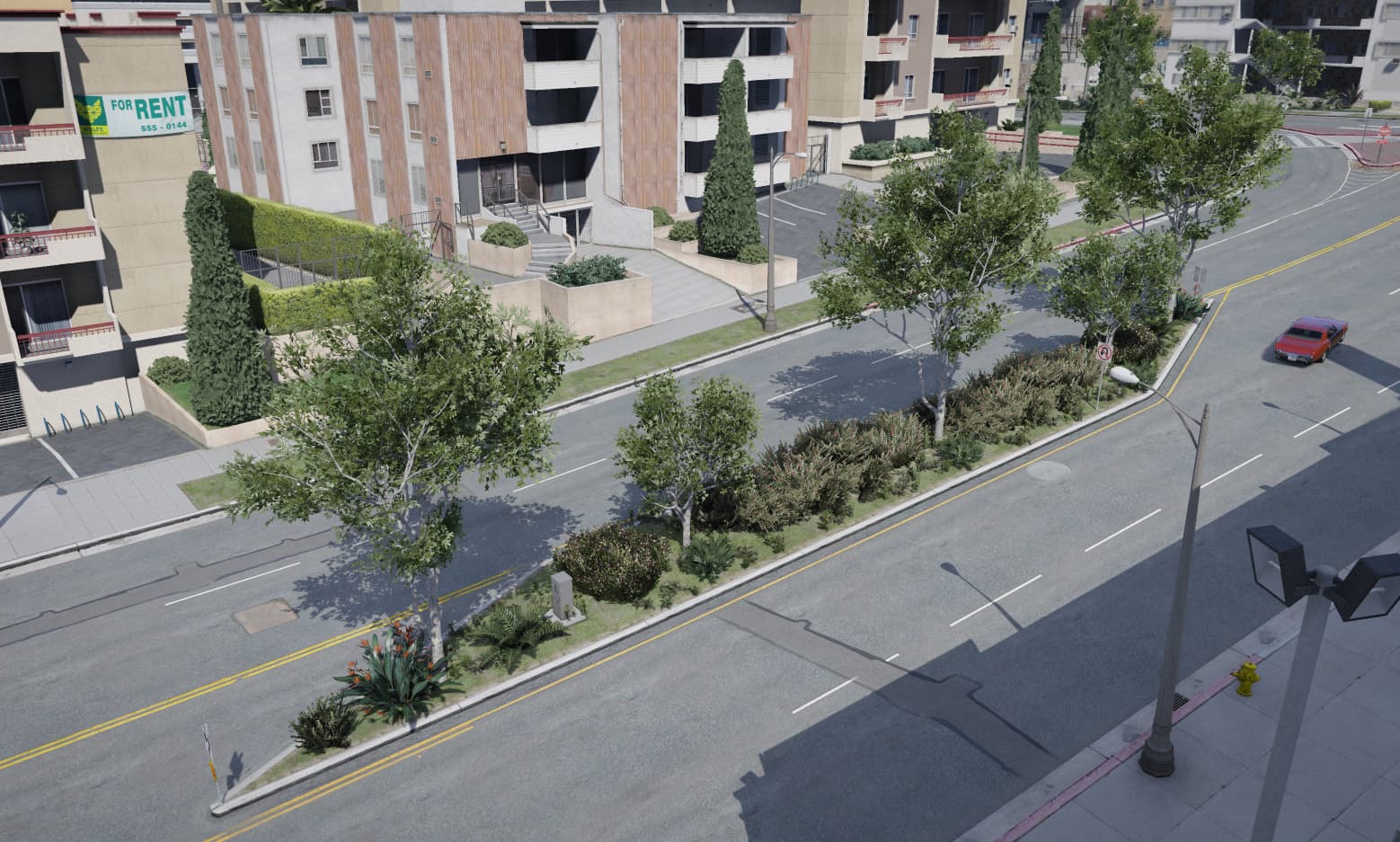 Road Vegetation around Map - FiveM Tebex