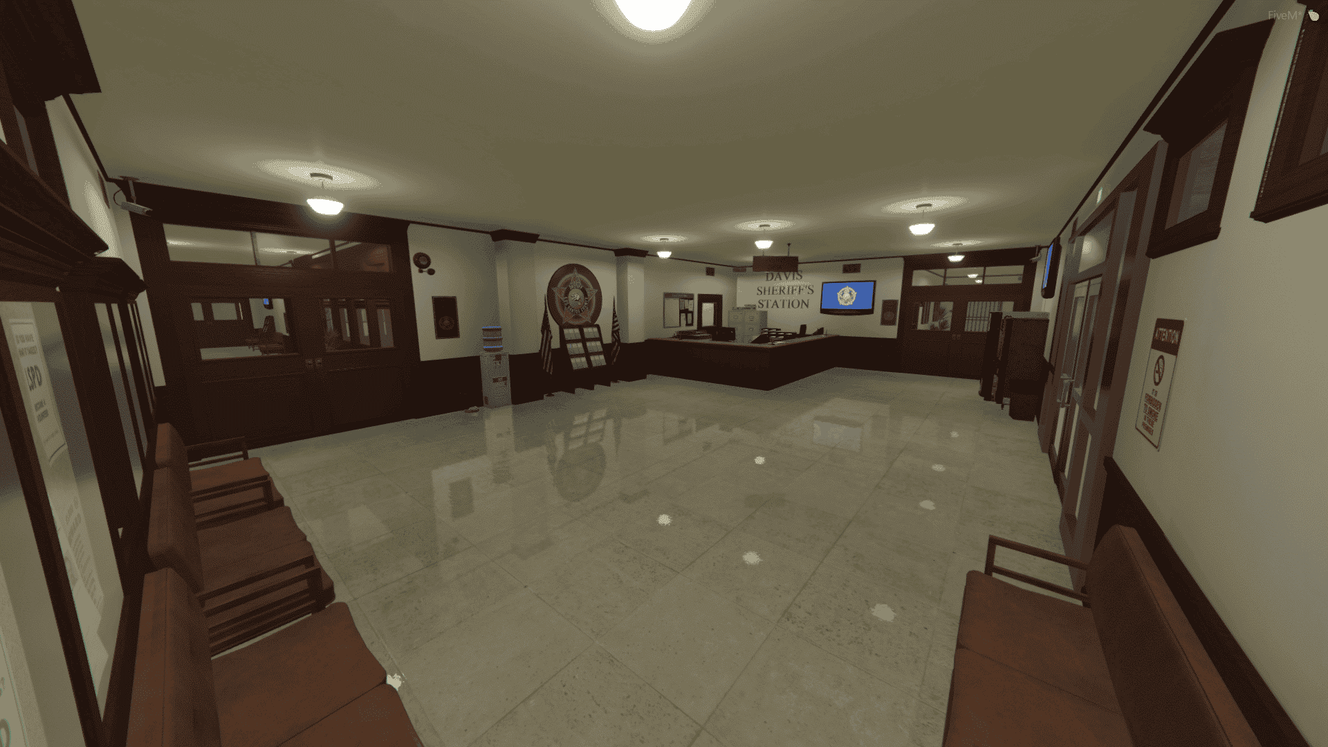 Davis Sheriff Station MLO - LSPDFR Theme - FiveM, AltV, RageMP