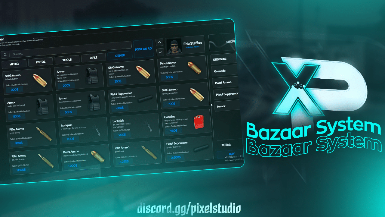 Official Tebex FiveM Store | QBCore Scripts, ESX Scripts
