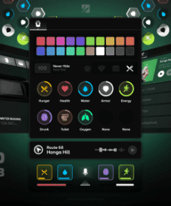 FREE 0R-HUD V3 (11 Status Hud, 10 Speedometer) - FiveM Tebex