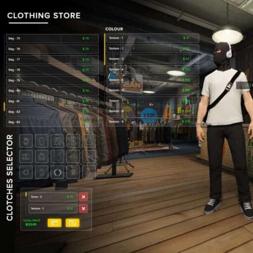 Eyes Clotheshop - FiveM Tebex
