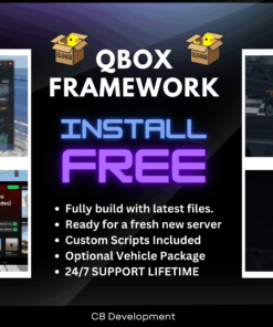 Full Custom Qbox Framework - FiveM Tebex